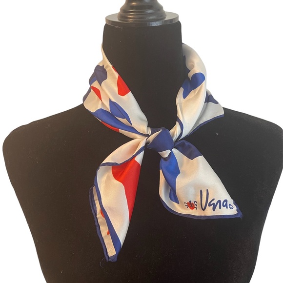Vera Bradley | Accessories | Vintage Vera Scarf In Red White And Blue ...